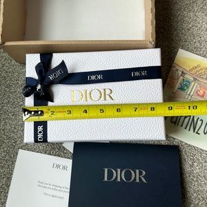 Dior | Bags | Dior Gift Box And Dior Ribbon Receipt Holder | Poshmark